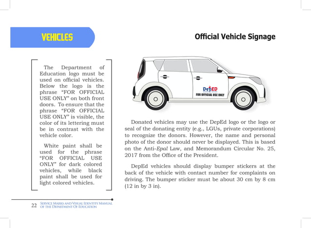 DepEd Service Marks and Visual Identity Manual 2018 | PDF