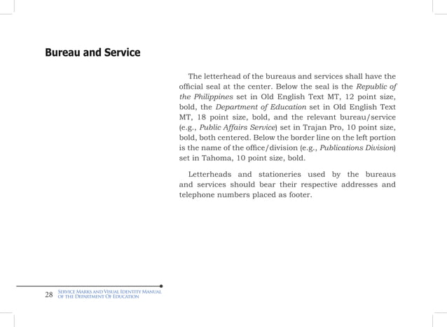 DepEd Service Marks and Visual Identity Manual 2018 | PDF