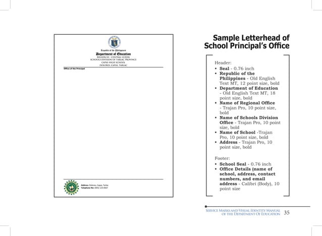 DepEd Service Marks and Visual Identity Manual 2018 | PDF