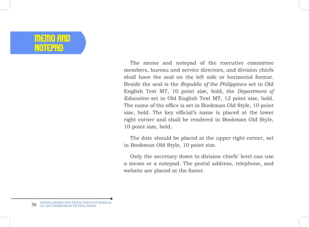 DepEd Service Marks and Visual Identity Manual 2018 | PDF