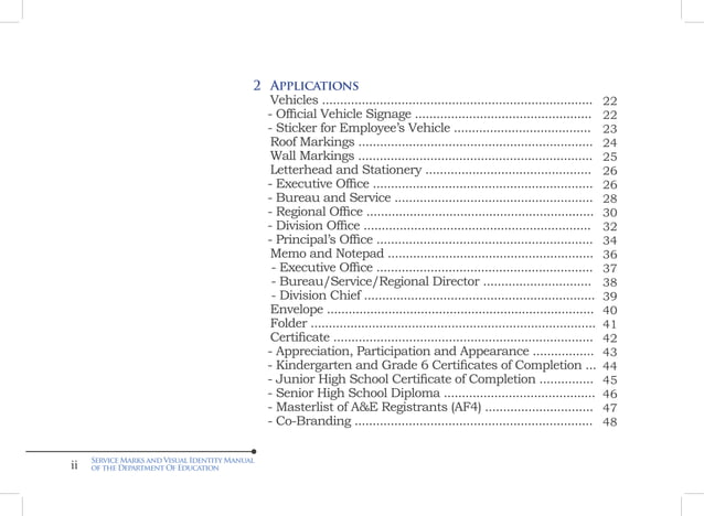 DepEd Service Marks and Visual Identity Manual 2018 | PDF