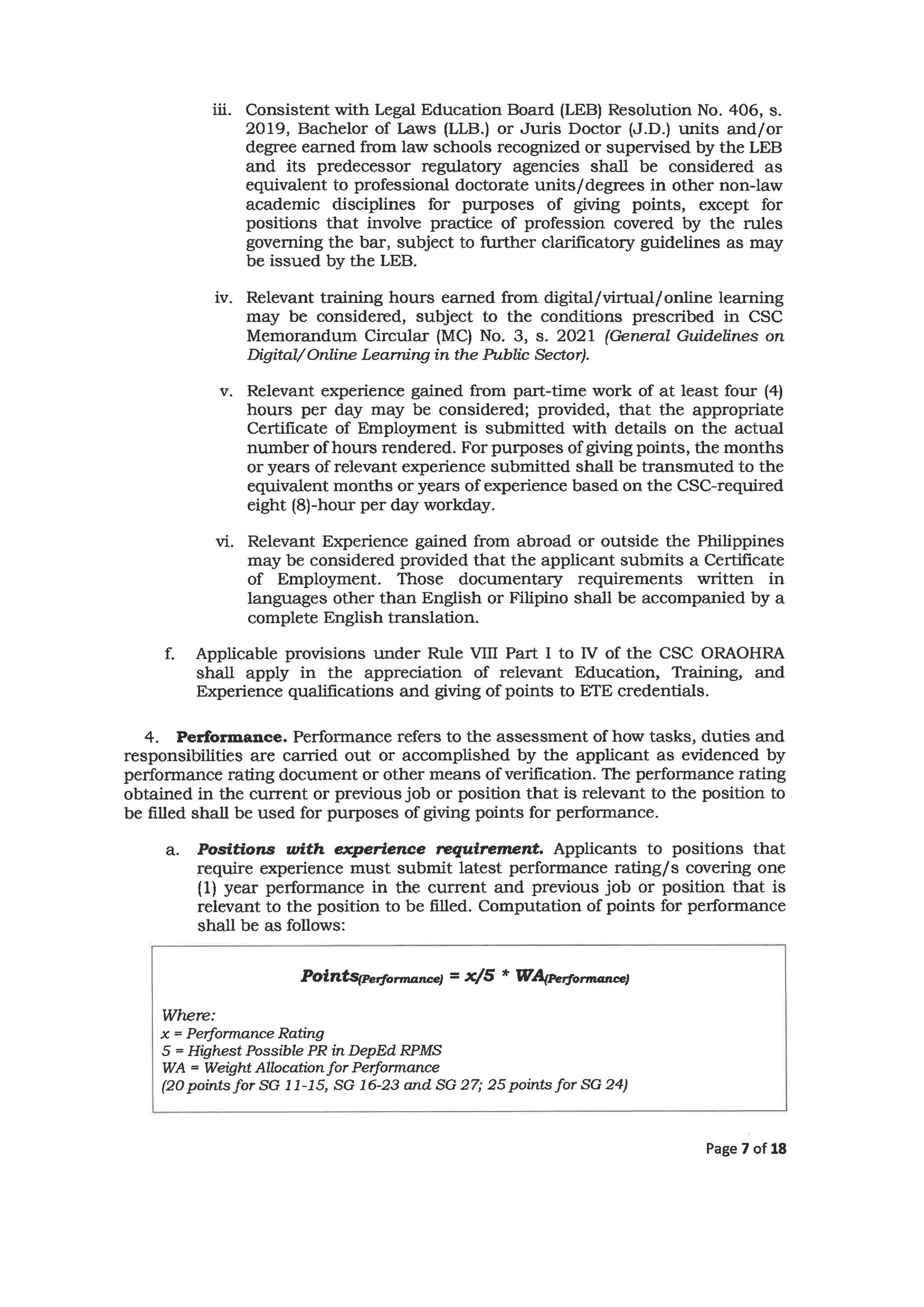 DepEd New Hiring and Selection Guidelines - DO_s2023_007 | PDF
