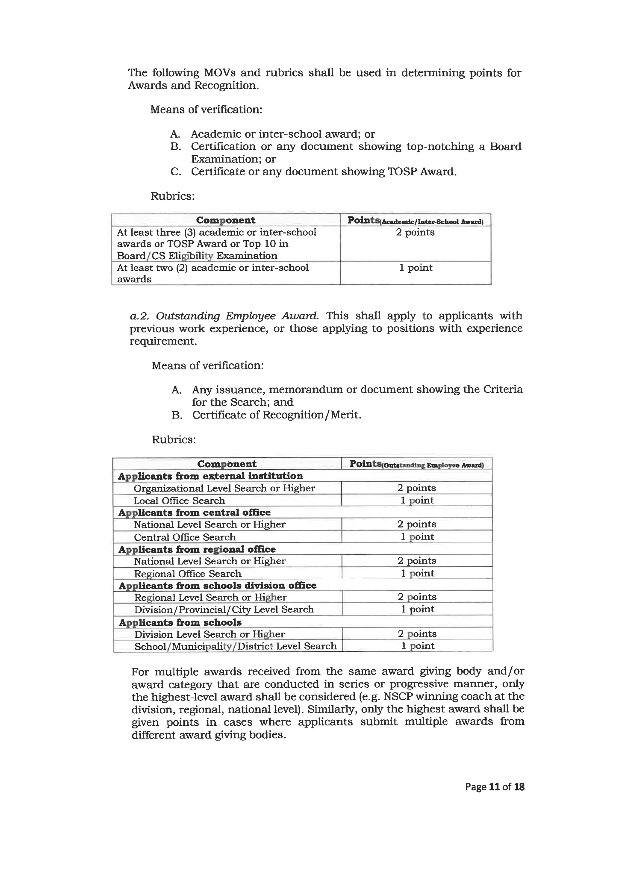 DepEd New Hiring and Selection Guidelines - DO_s2023_007 | PDF