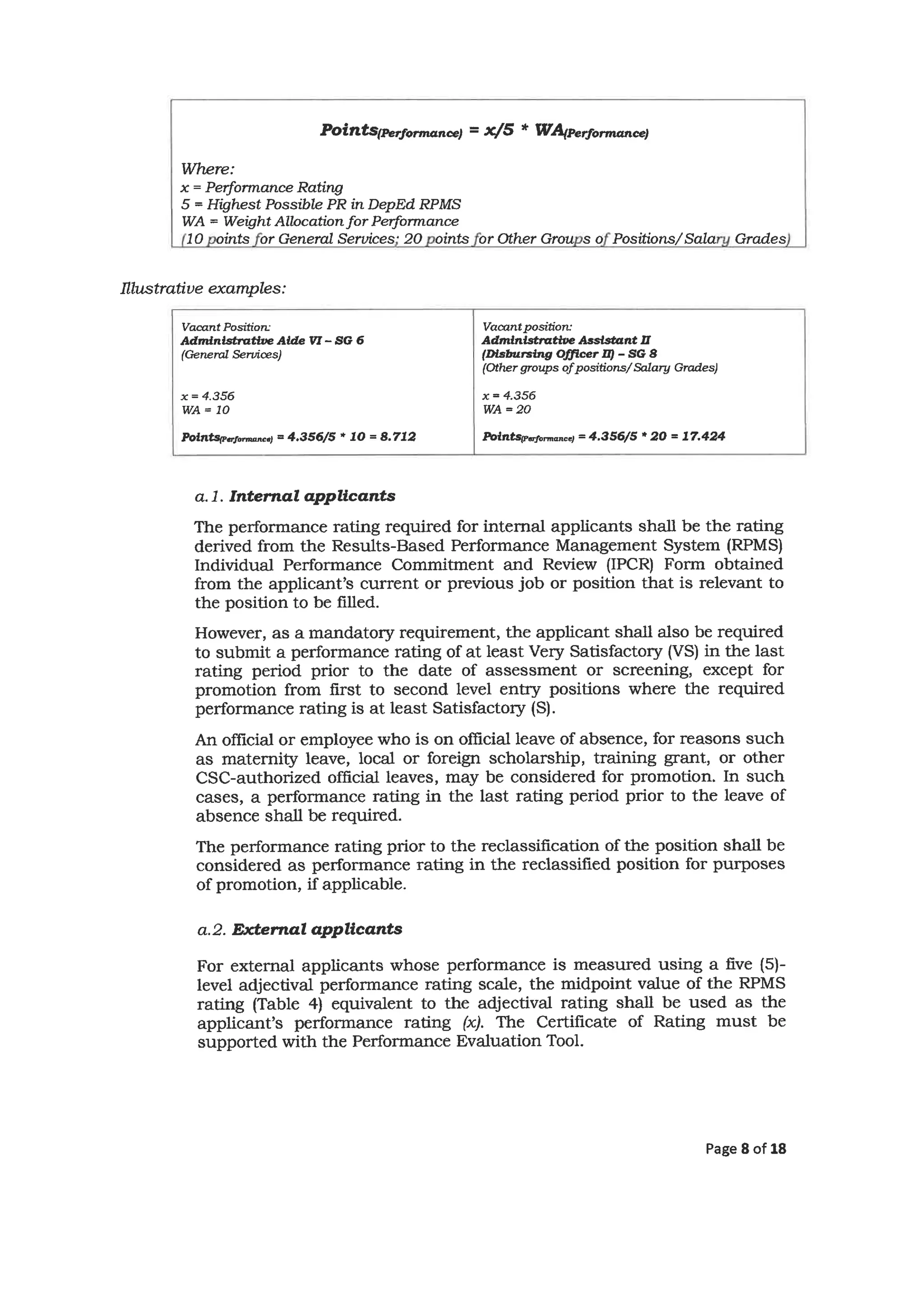 DepEd New Hiring and Selection Guidelines - DO_s2023_007 | PDF