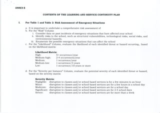 Guidelines on the cancellation of classes | PDF