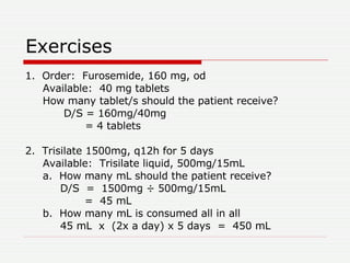 Dosage And Solutions | PPT