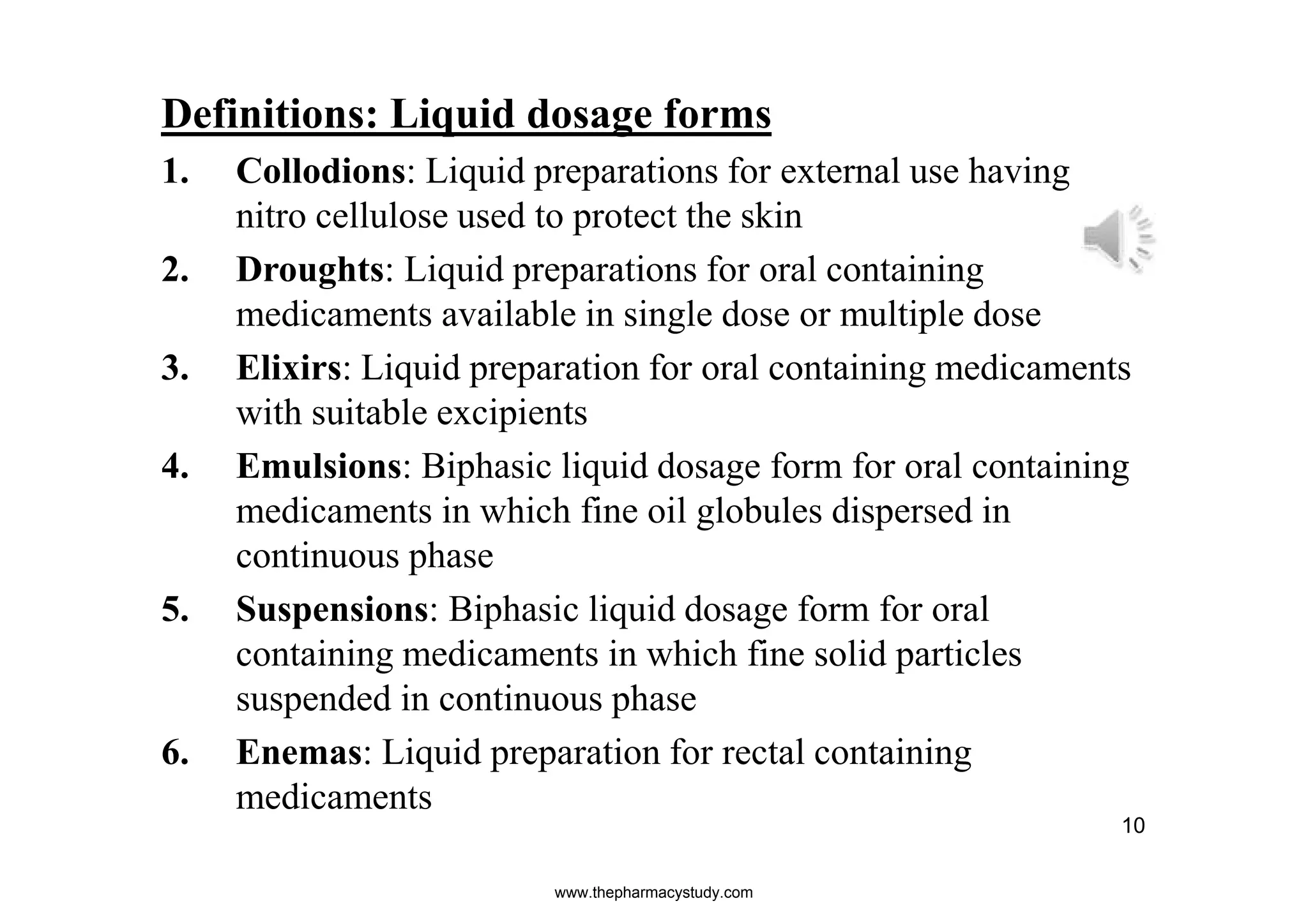 Dosage-Forms-and-Their-Definitions details of drugs | PPT
