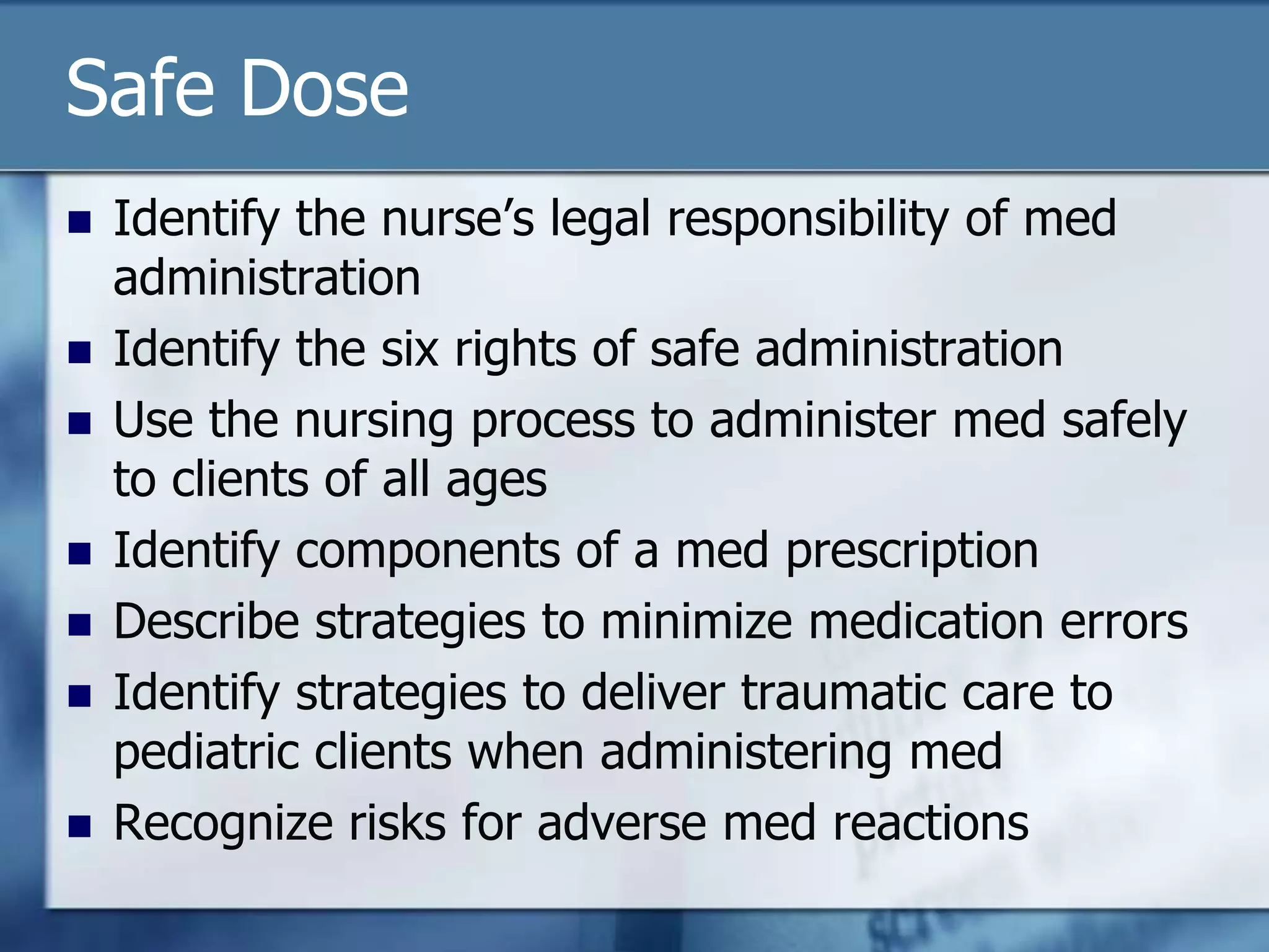 Dosage and calculations | PPTX