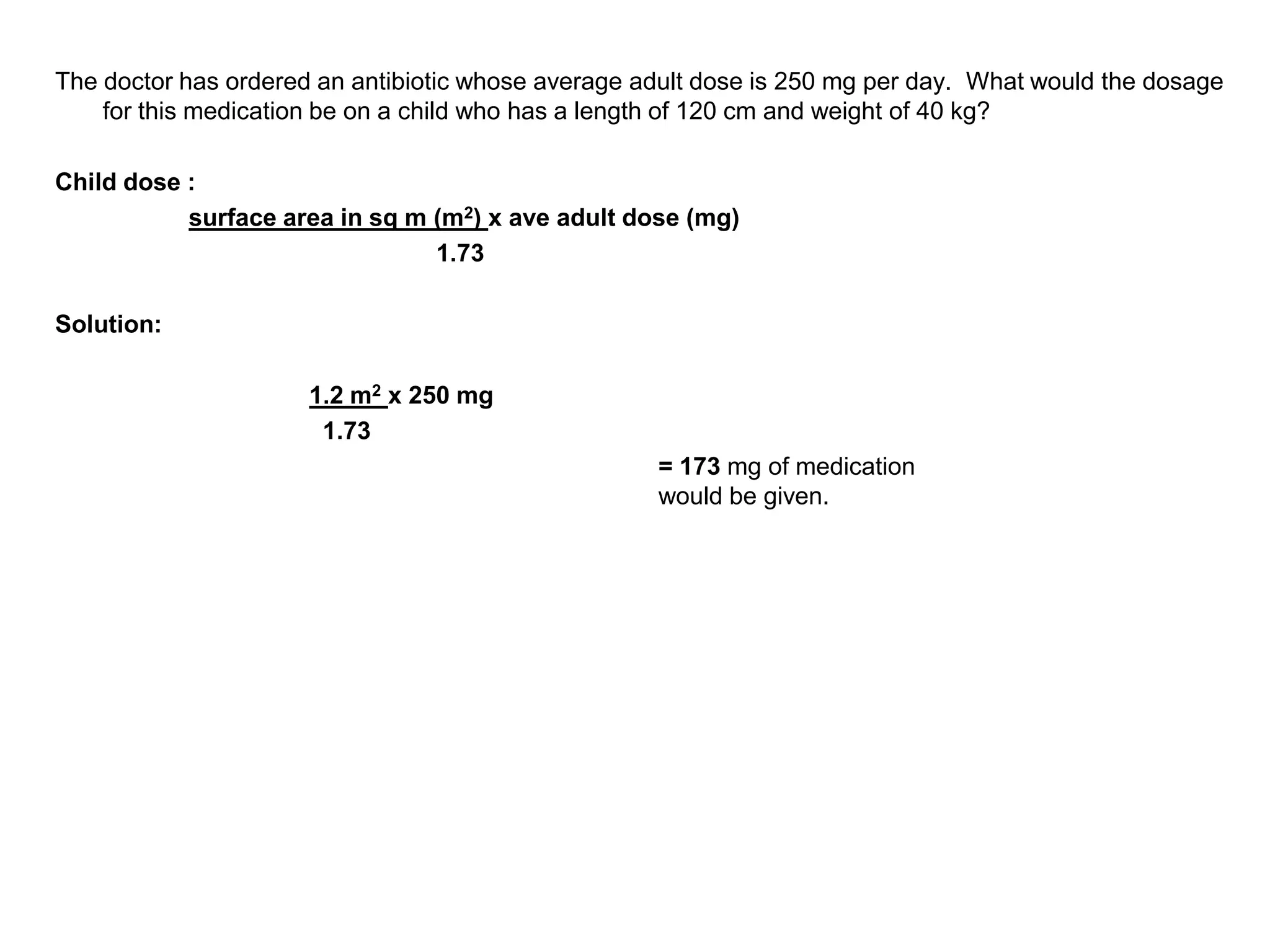 PHARMA-Dosage calculations | PPTX