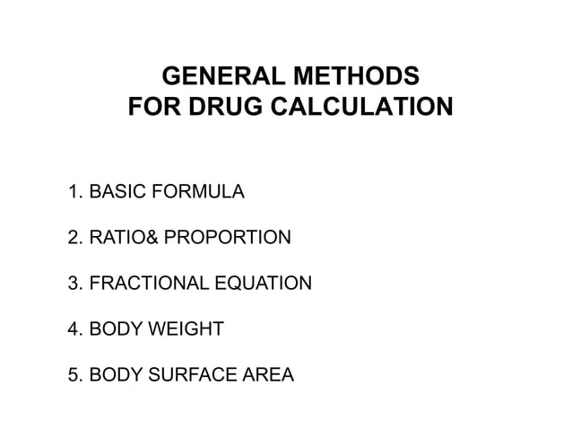 PHARMA-Dosage calculations | PPTX | Pharmaceutical Drugs | Medical Health