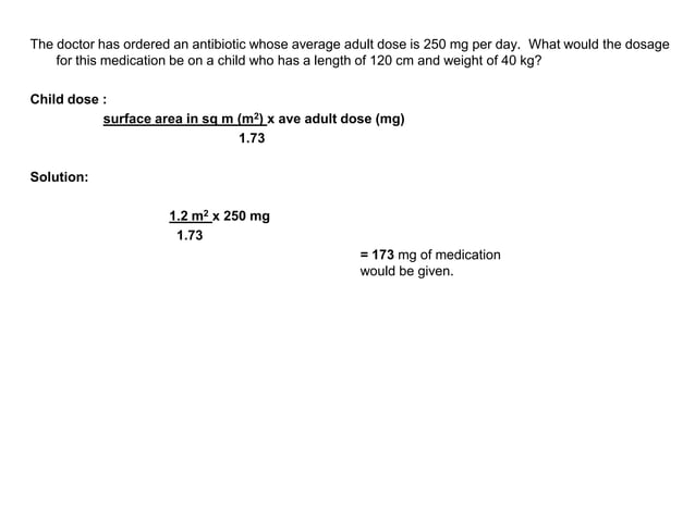 PHARMA-Dosage calculations | PPTX | Pharmaceutical Drugs | Medical Health