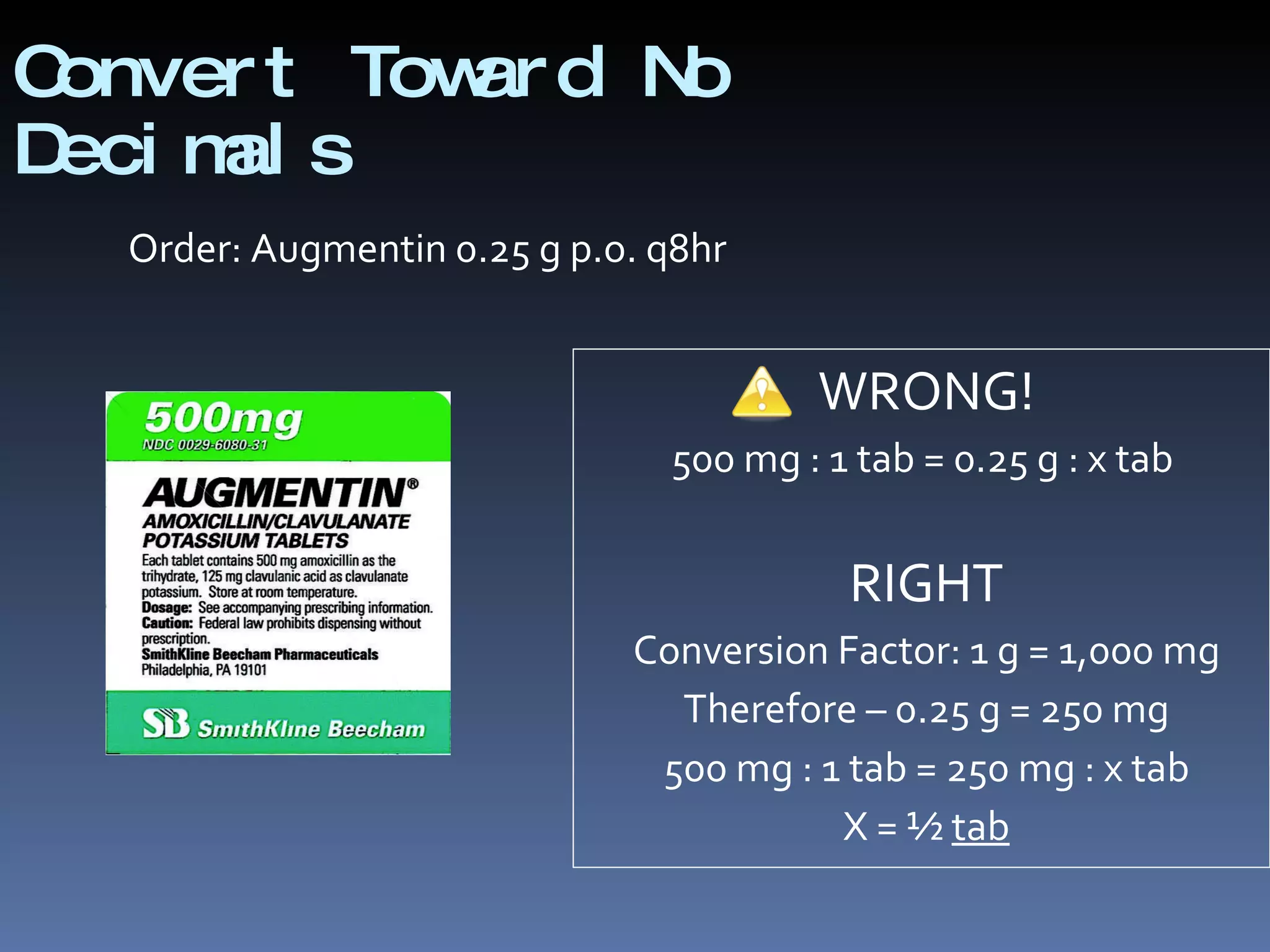 Dosage Calculation Using Ratio And Propo | PPT