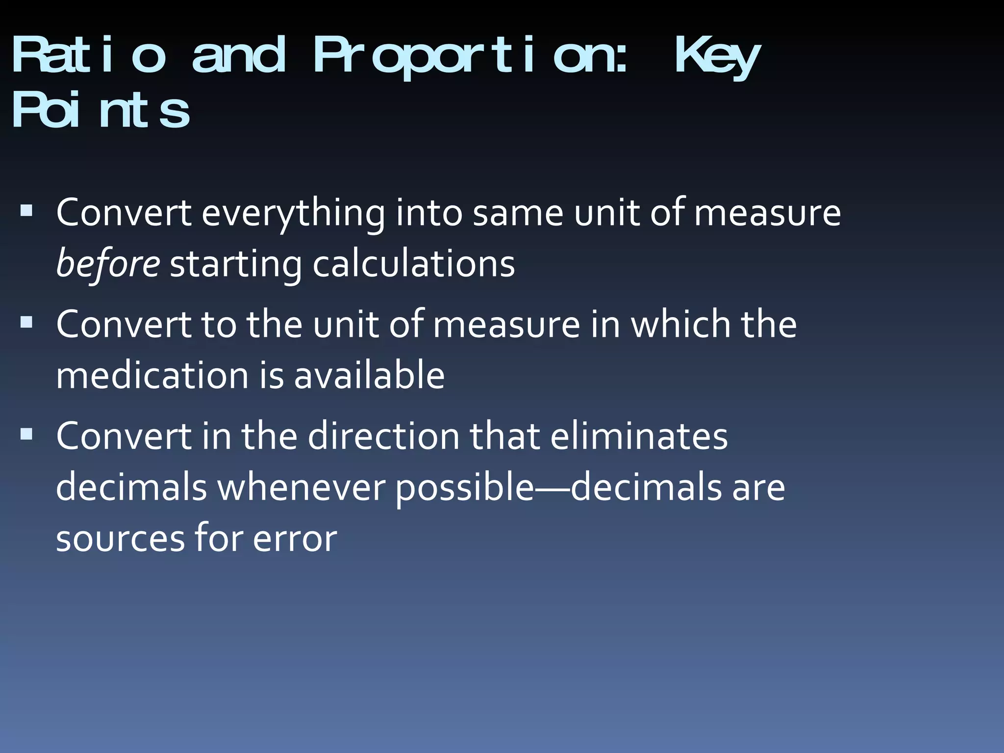 Dosage Calculation Using Ratio And Propo | PPT