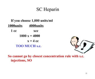 Dosage calulations part 2 | PPT