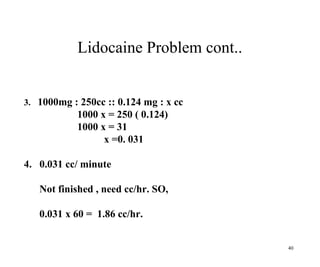 Dosage calulations part 2 | PPT