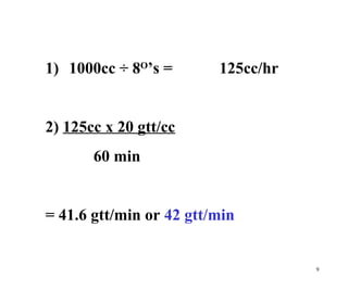Dosage calulations part 2 | PPT