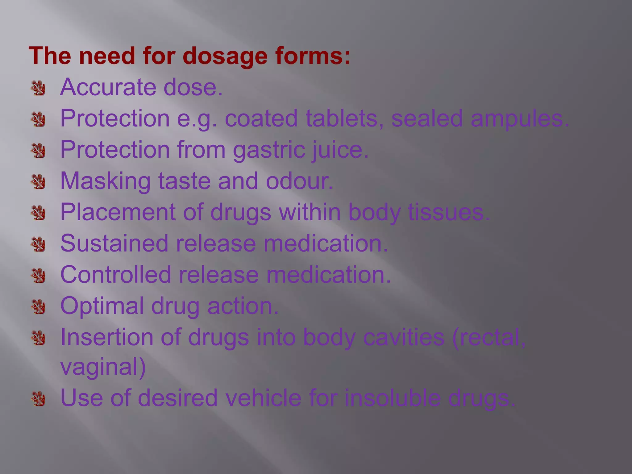 Dosage form, complete chapter on dosage form, pharmaceutics ...