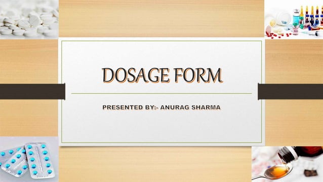 DOSAGE FORM AND ITS CLASSIFICATION.pptx | Skin Care | Beauty