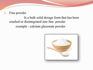 DOSAGE FORM (Pharmaceutics) B Pharmacy sem-I | PPTX