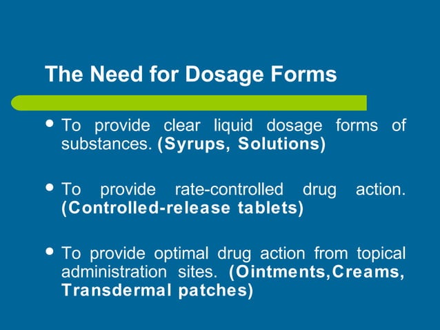 Dosage form design | PPT | Pharmaceutical Industry | Industries