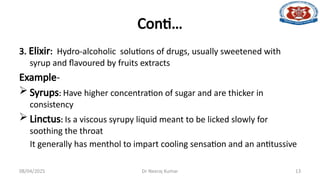 Dosage Form Of Drugs- for pharmacology students and medical students | PPTX