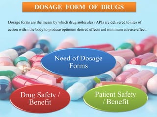 Dosage Forms and Drug Delivery Systems | PPTX