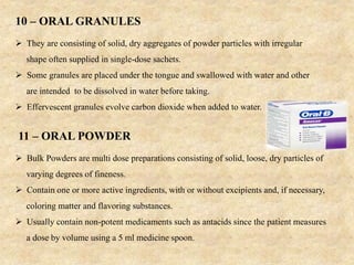 Dosage Forms and Drug Delivery Systems | PPTX