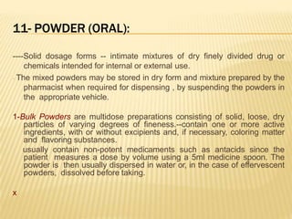 Dosage forms | PPTX