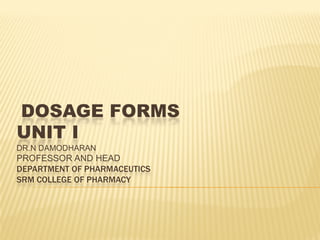 Dosage forms | PDF