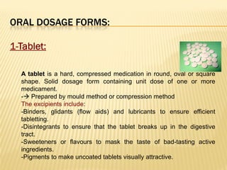 Dosage forms | PDF