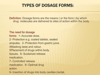 Dosage forms | PPT