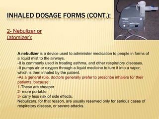 Dosage forms | PPTX