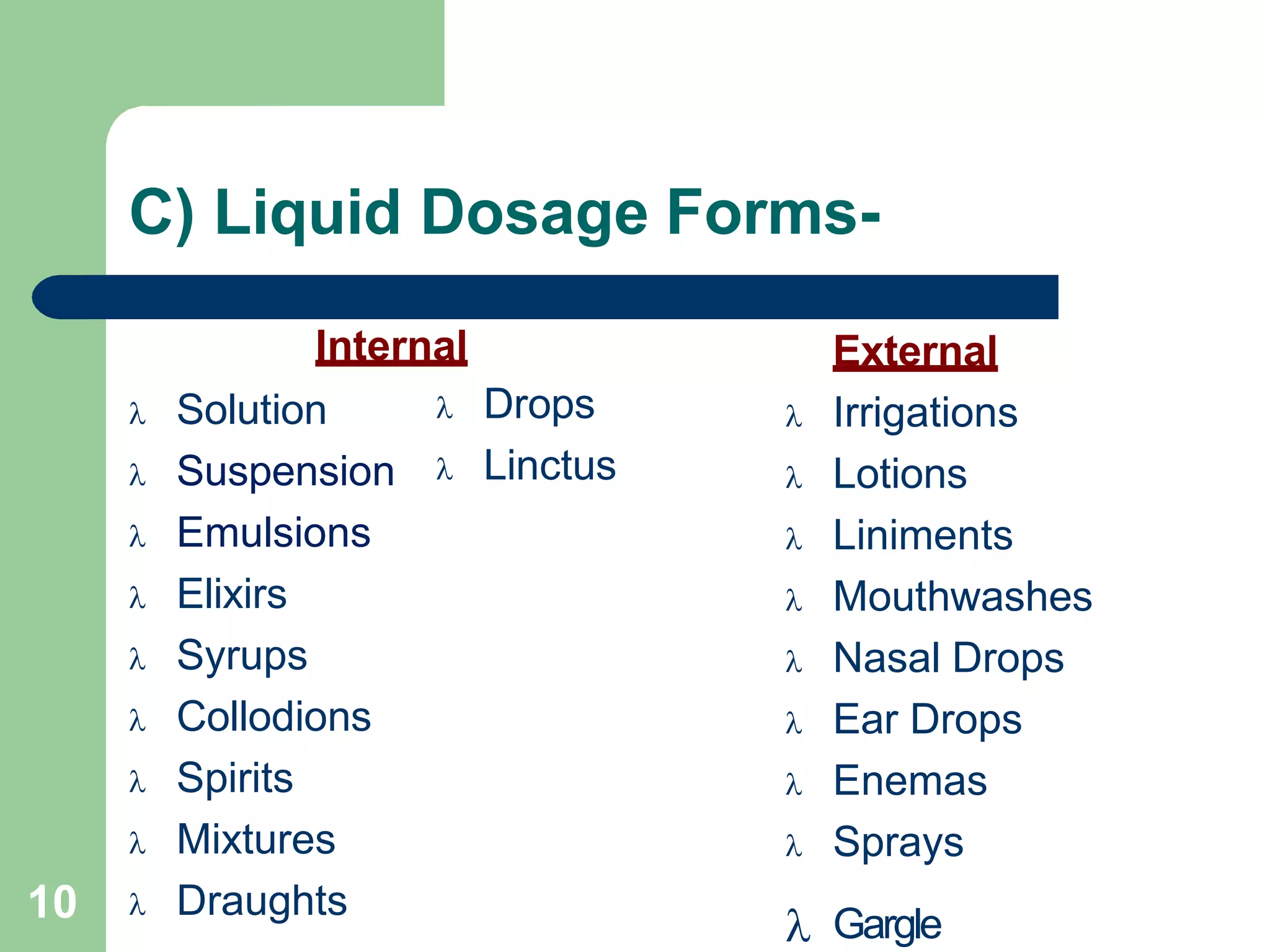 Dosage forms | PPTX