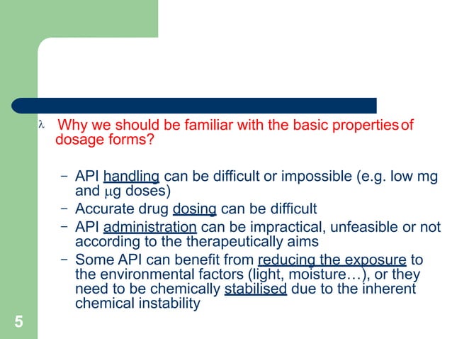 Dosage forms | PPT