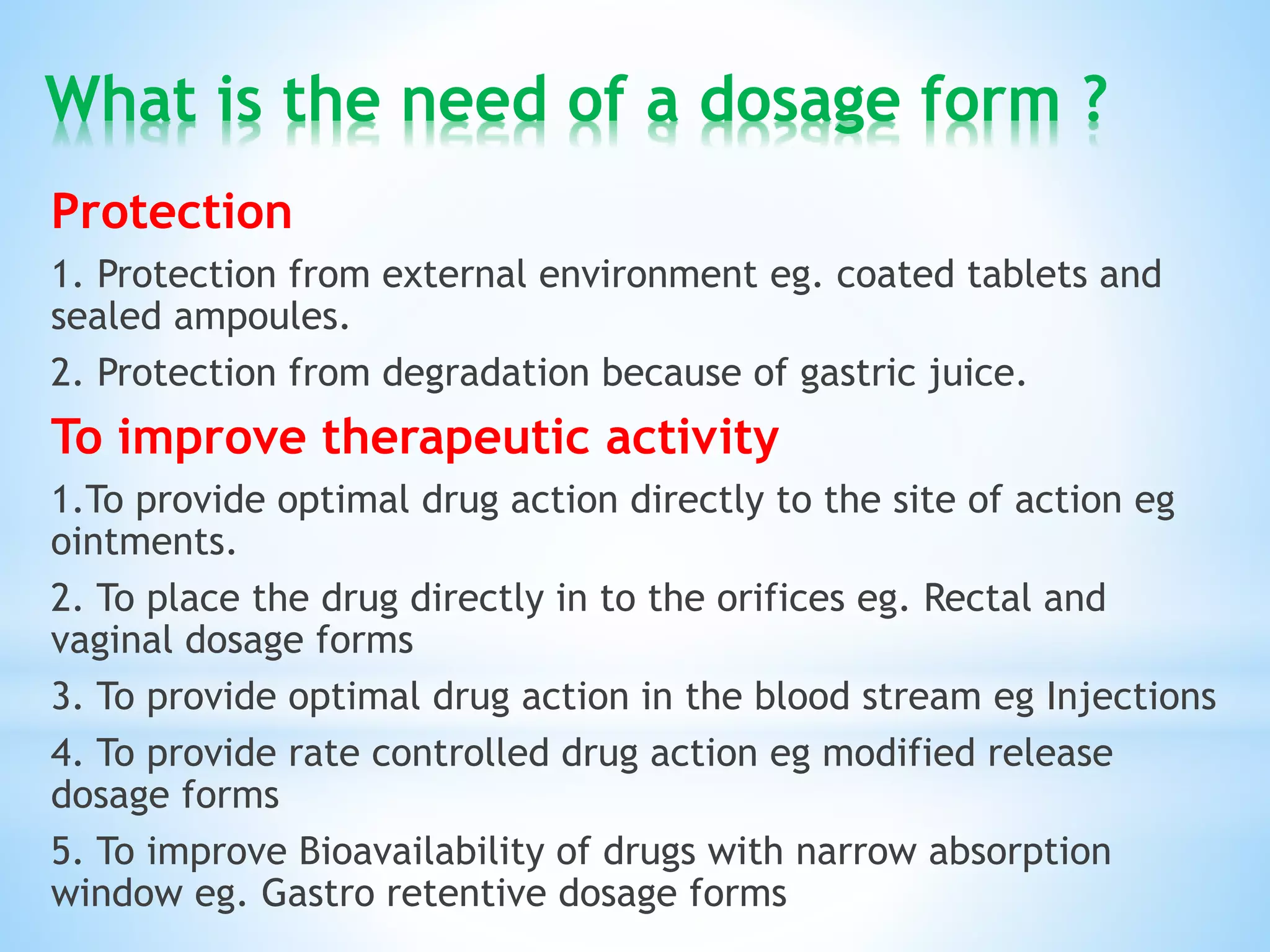 Pharmaceutical Dosage forms | PPTX
