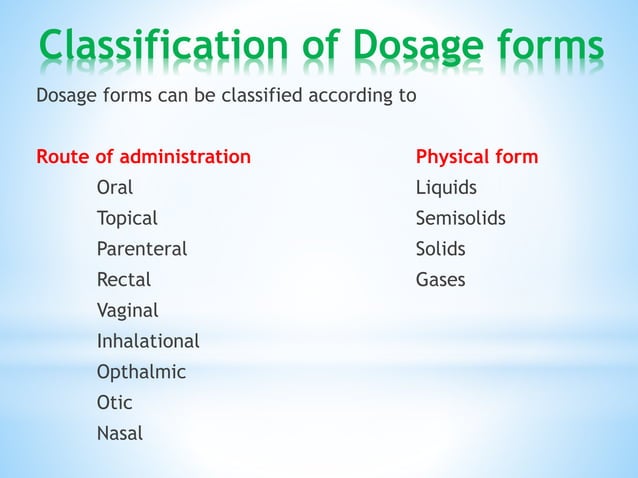 Pharmaceutical Dosage forms | PPTX