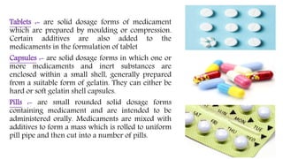 Dosage forms | PPTX