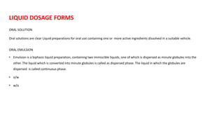 Dosage forms | PPTX