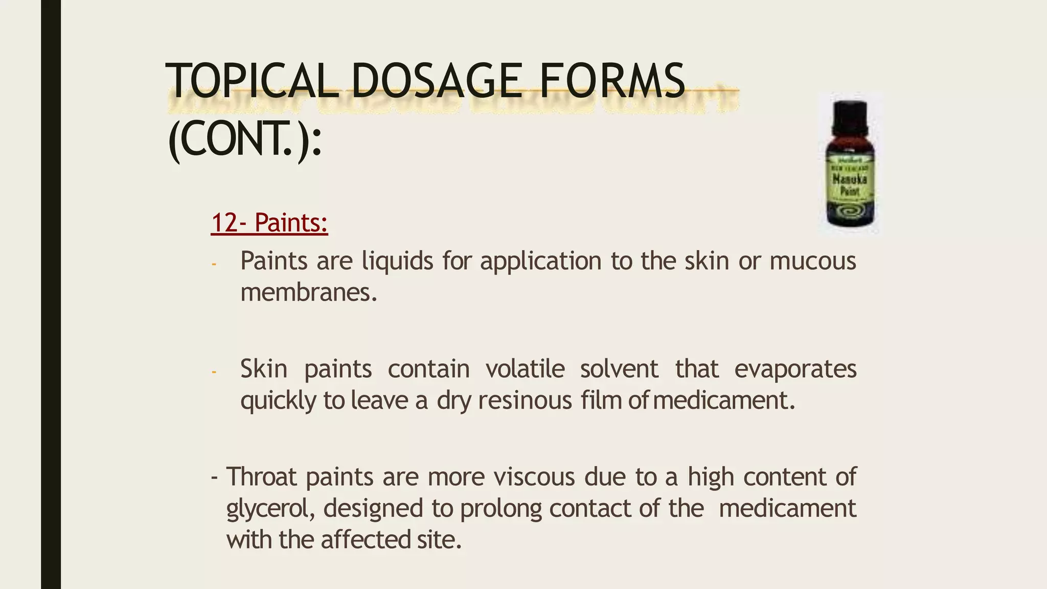 Types of dosage form | PPTX | Chemistry | Science