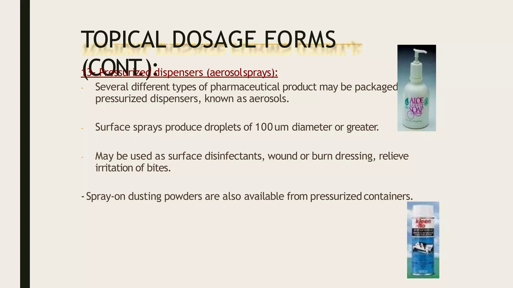 Types of dosage form | PPTX | Chemistry | Science