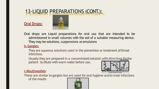 Types of dosage form | PPTX | Chemistry | Science