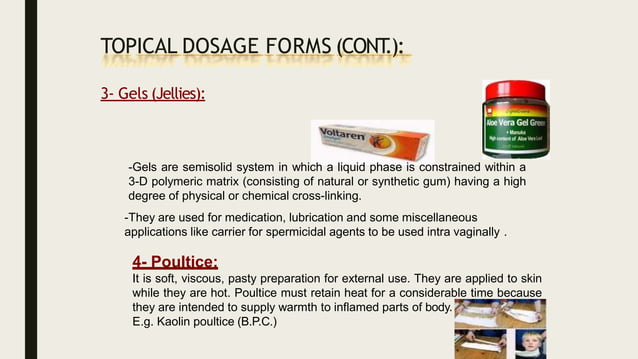 Types of dosage form | PPT