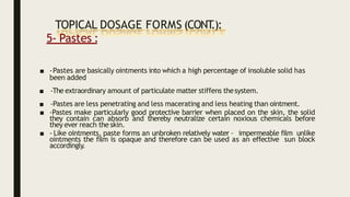 Types of dosage form | PPTX | Chemistry | Science
