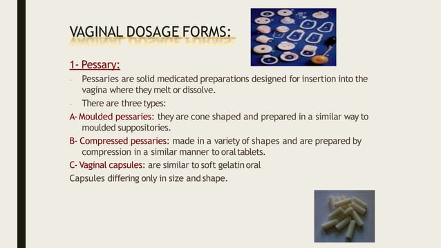 Types of dosage form | PPT