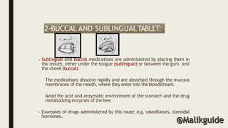 Types of dosage form | PPTX | Chemistry | Science