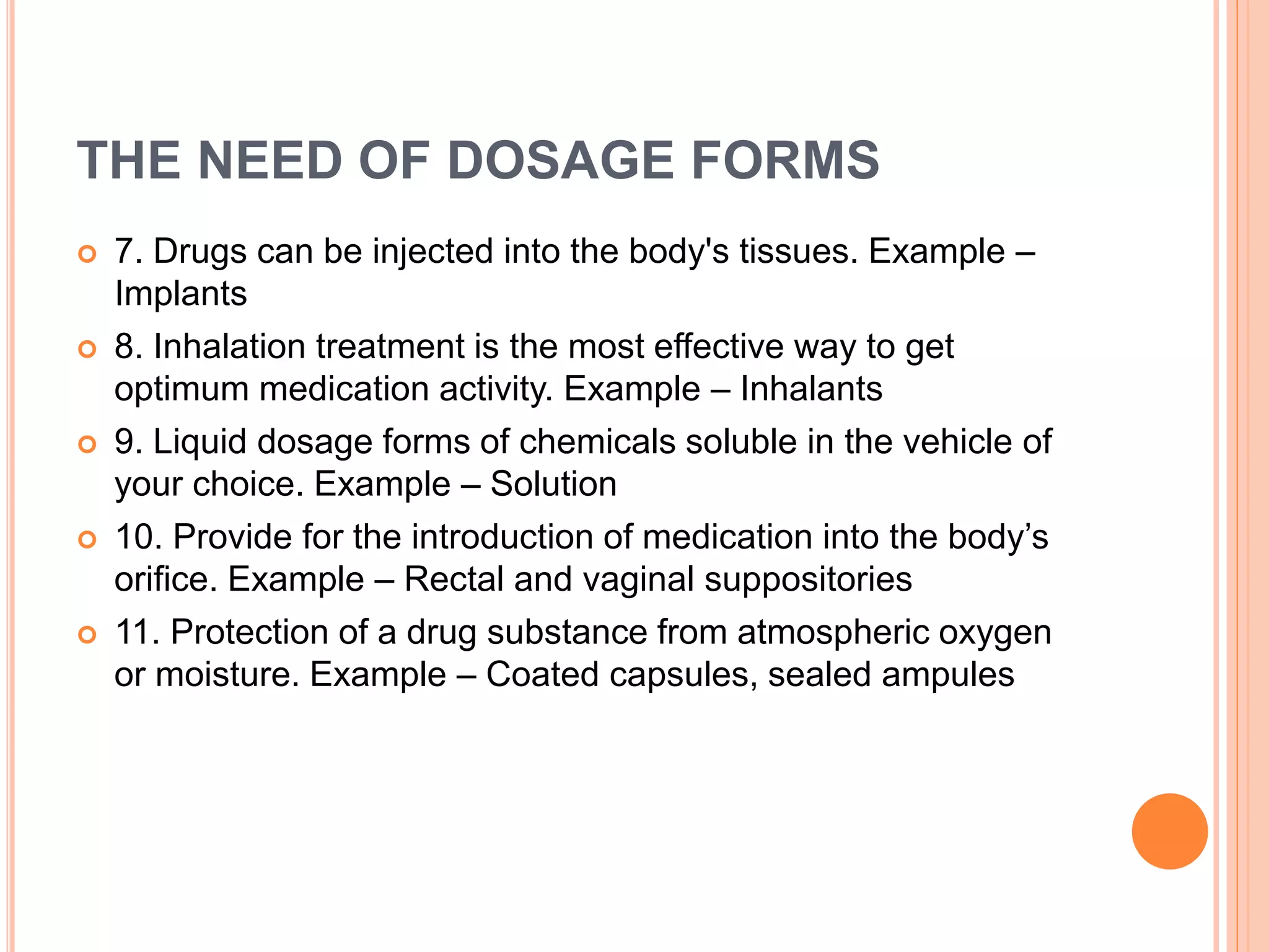 PHARMACEUTICAL DOSAGE FORMS : an overall introduction .pptx