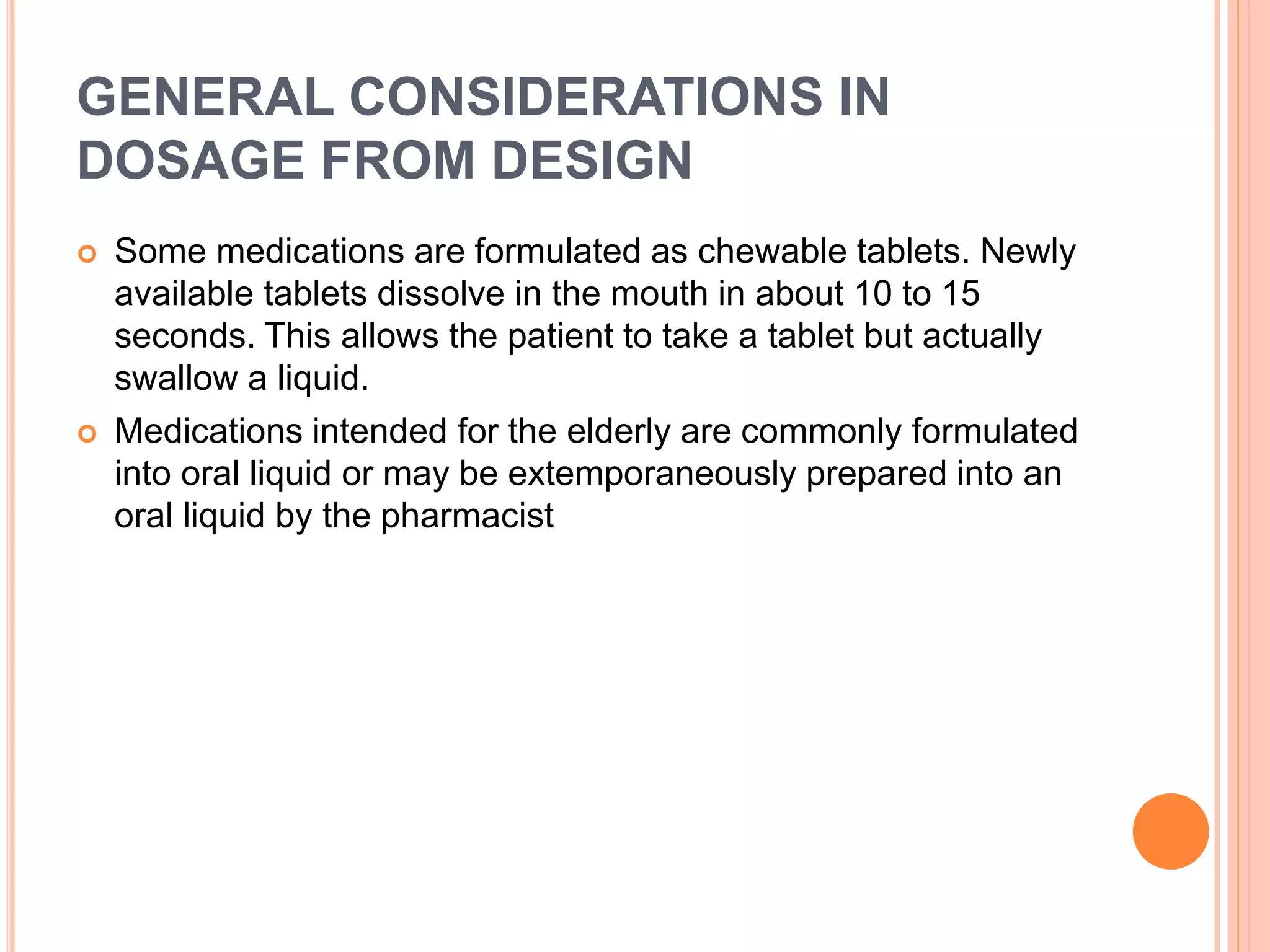 PHARMACEUTICAL DOSAGE FORMS : an overall introduction .pptx