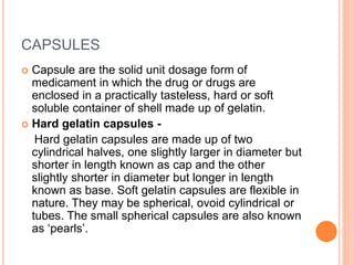 PHARMACEUTICAL DOSAGE FORMS : an overall introduction .pptx
