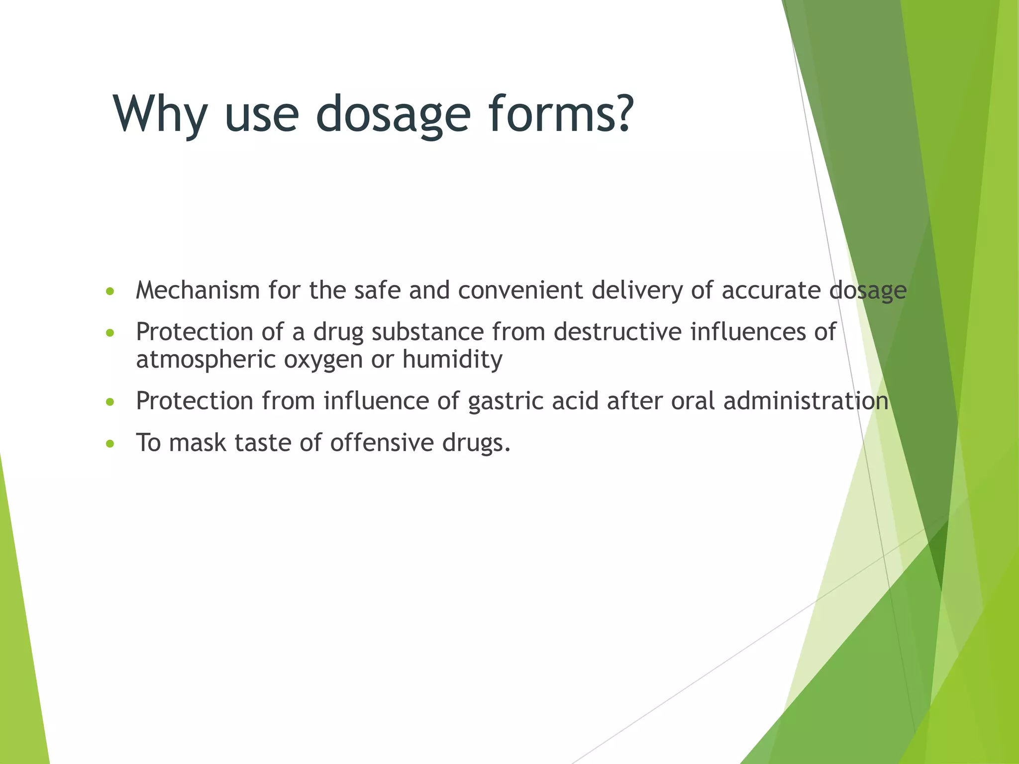 Dosage forms and formulations | PPT