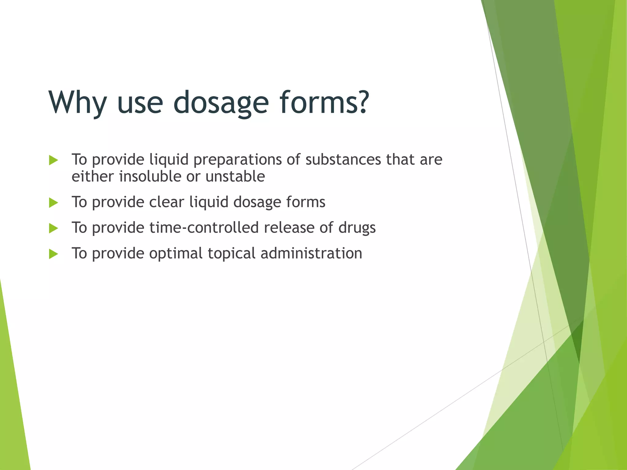 Dosage forms and formulations | PPT